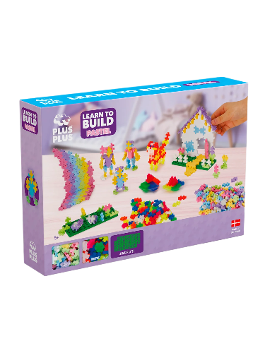 Plus Plus Learn to Build - Pastel 600Pcs – Toytastic Malta