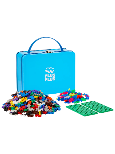 Plus Plus Metal Blue Suitcase - 600Pcs – Toytastic Malta