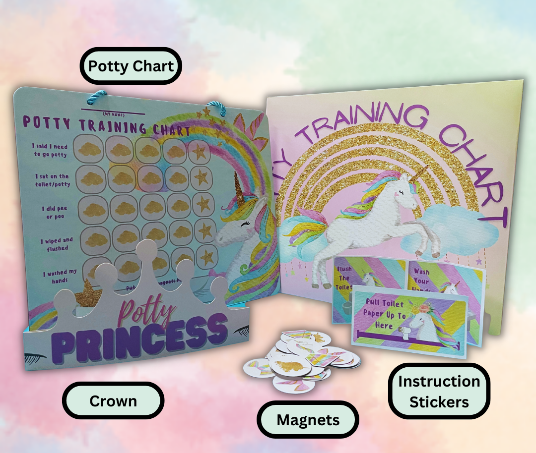 Unicorn Potty Training Reward Magnetic Chart – Toytastic Malta