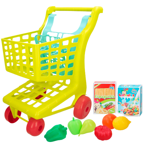 My Home Supermarket Trolley With Food – Toytastic Malta