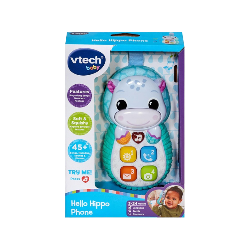Vtech Happy Hippo Baby Phone – Toytastic Malta